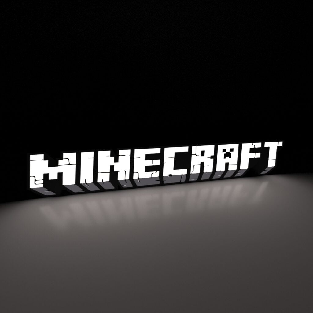 Lámpara led MINECRAFT